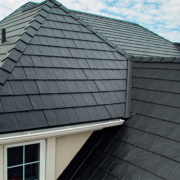 TELHA SHINGLE STONE 305x1270mm EBONY 0,38MM